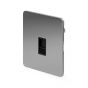 Soho Lighting Brushed Chrome Flat Plate 1 Gang Data Socket RJ45 ...