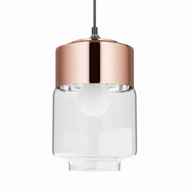 Cambridge Rose Gold Metal Mesh Pendant Light - Elesi