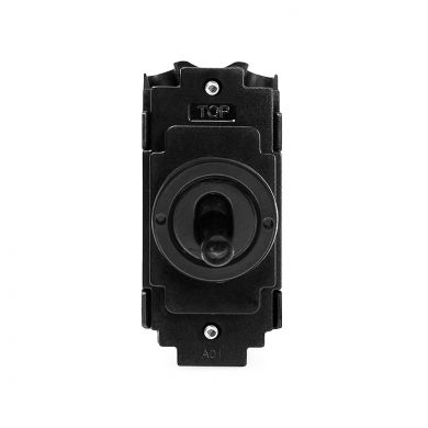 The Camden Collection Matt Black 20A 1 Way Retractive RM-Grid Switch ...