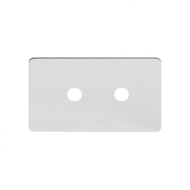 Soho Lighting Polished Chrome Flat Plate 4 Gang CM Circular Module Grid ...