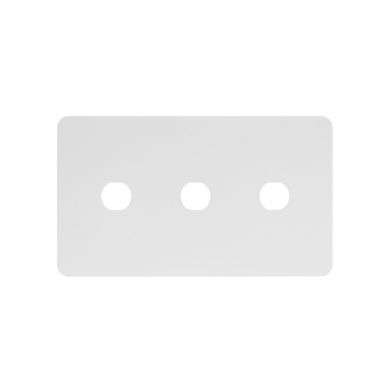 Soho Lighting White Metal 4 Gang CM Circular Module Grid Switch Plate ...