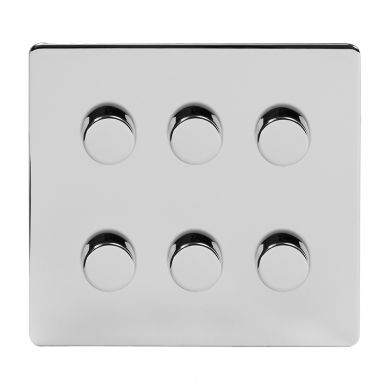 Soho Lighting Polished Chrome 8 Gang 2 Way Intelligent Trailing Dimmer ...