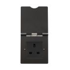 Soho Lighting Black Nickel 13 Amp Euromod Floor Outlet Socket 1 Gang ...
