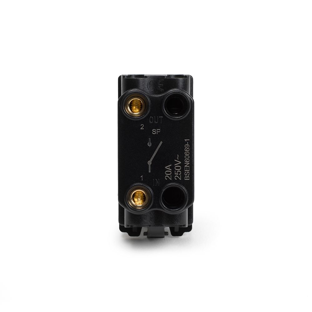 Retractive Grid Switch | Soho Lighting Brushed Chrome 20AX 1 Way - Elesi