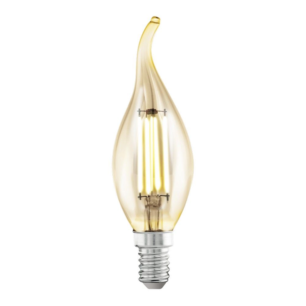 Eglo LEDE14 Vintage CF35 Candle Flame LED Bulb 4W 2200K - Elesi