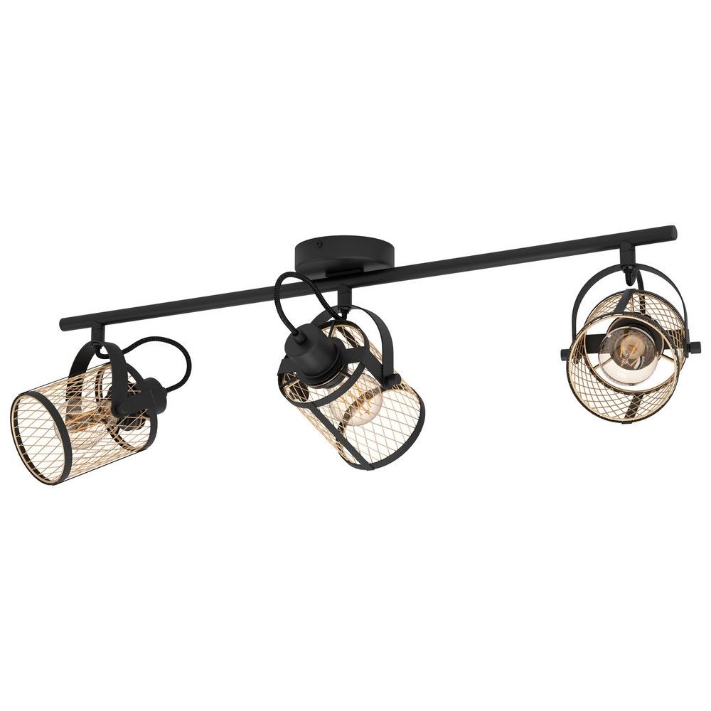 Verdant-Triple-Caged-Adjustable-Ceiling-Spotlight-Rail - Elesi