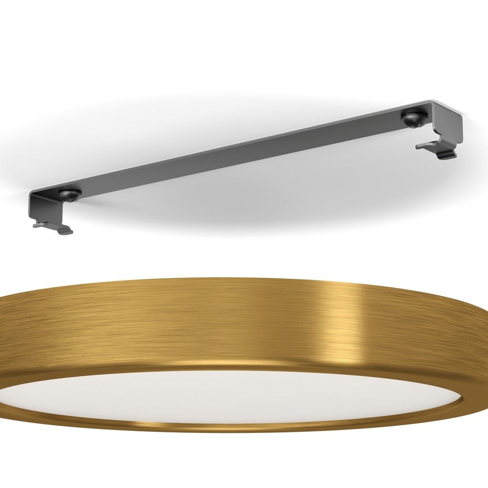 Eglo FUEVA 5 Brushed Brass LED Ceiling & Wall Light - Elesi