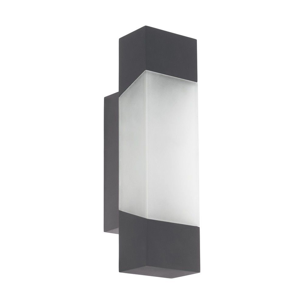 EGLO Gorzano Anthracite LED IP44 Outdoor Wall Light - Elesi