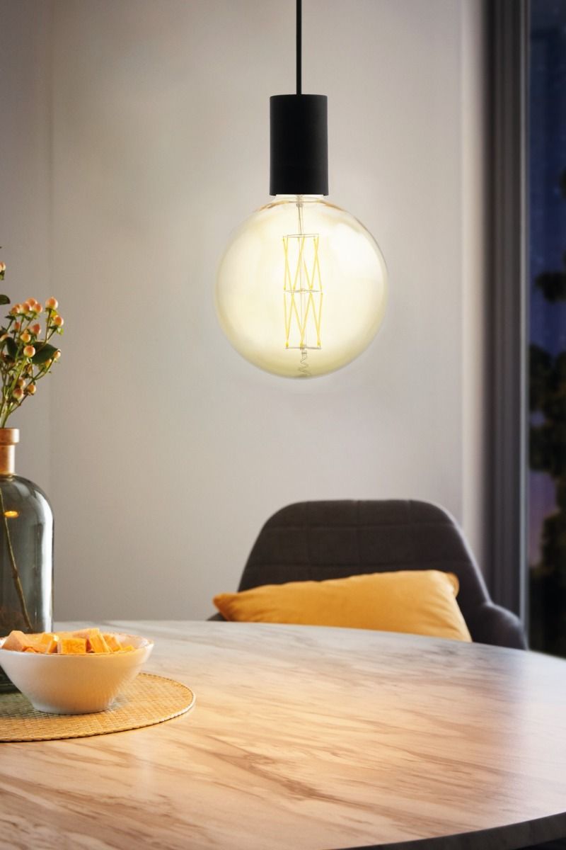 Eglo POZUETA Black Pendant Light - Elesi