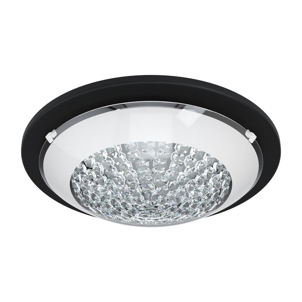 Lucent-Black-Crystal-LED-Ceiling-and-Wall-Light - Elesi