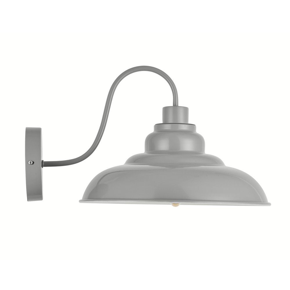 Portland Reclaimed Style Wall Light French Grey - Elesi
