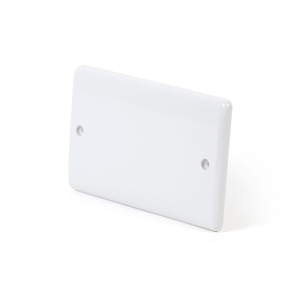 White Blanking Plate | Double 2 Gang - Elesi White Blanking Plate | Double 2 Gang - Elesi