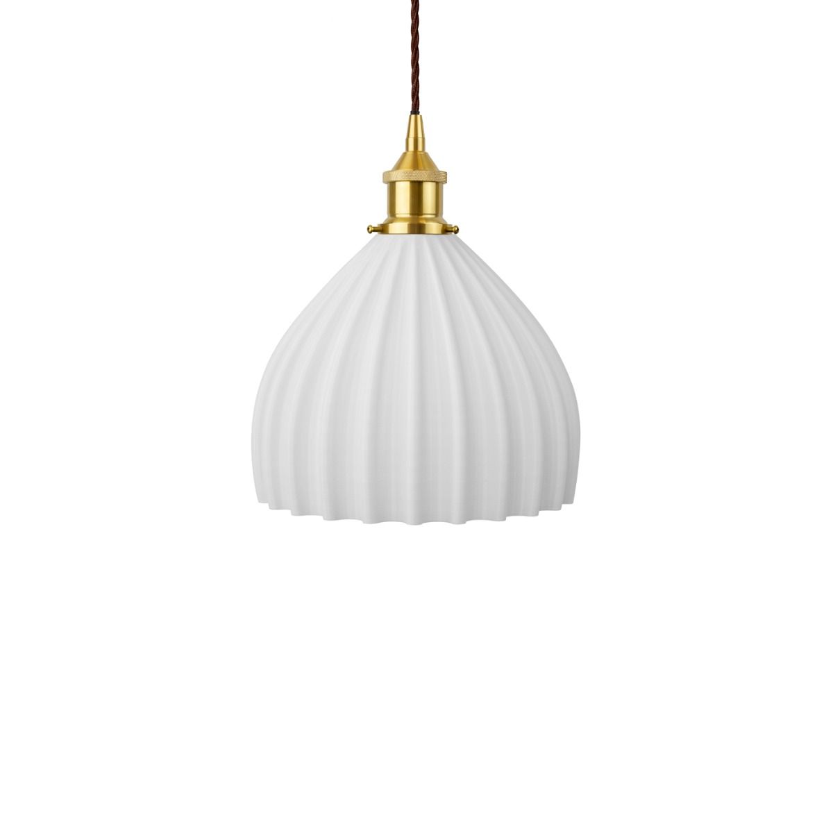 Large Scallop Shell Surf White Pendant Light - Elesi