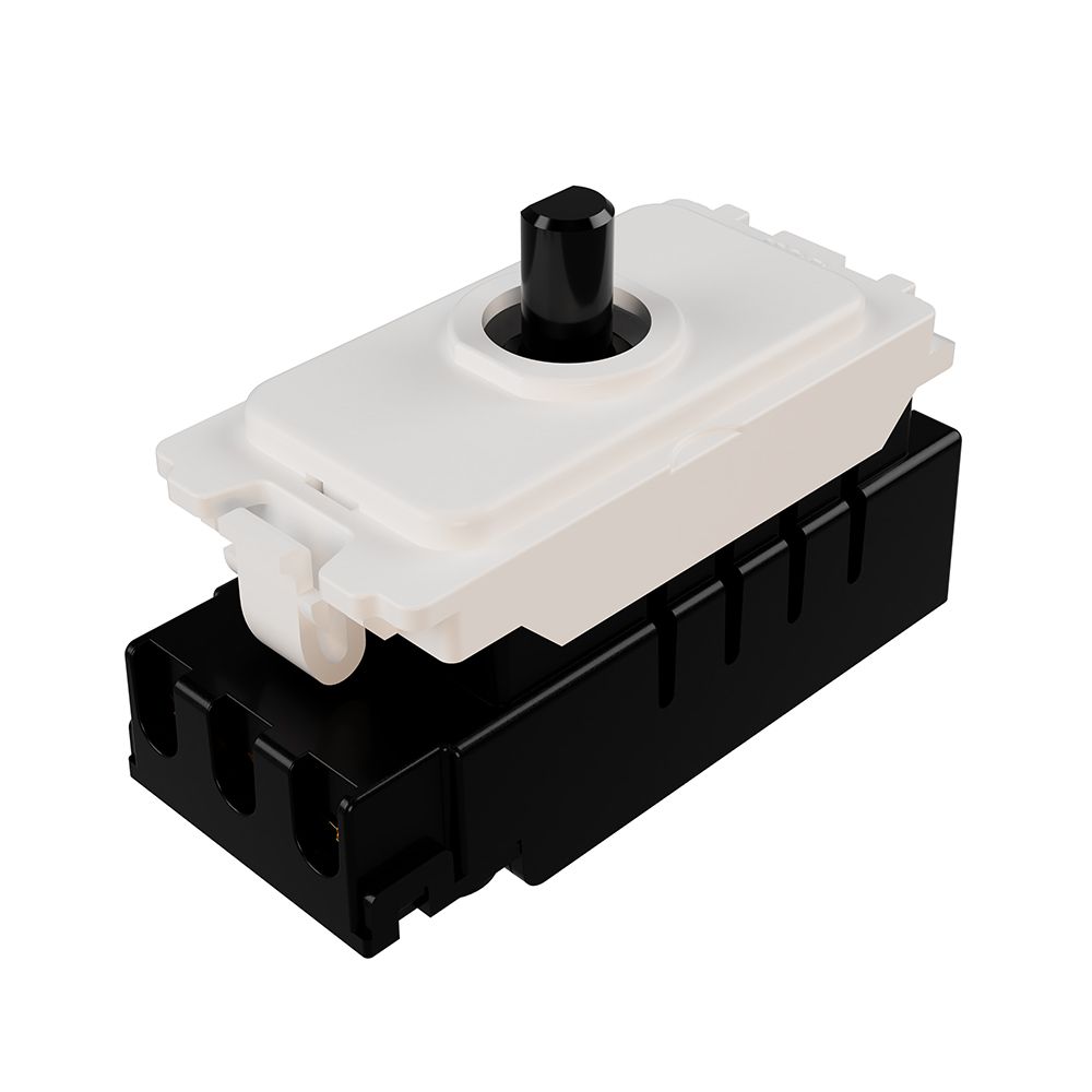 Enkin White Grid 1000W Dummy Dimmer Module with Schneider Adaptor - Elesi