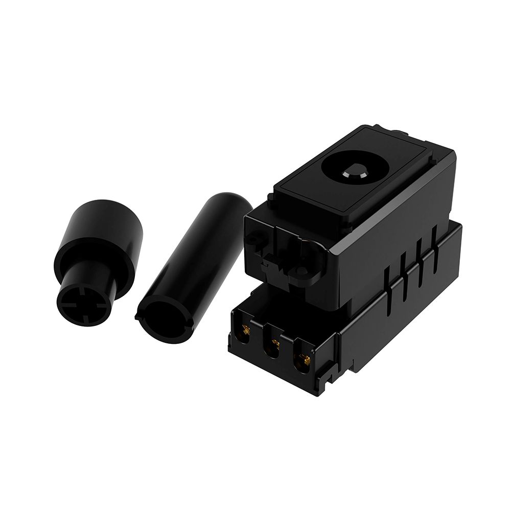 Enkin Black Grid 1000W Dummy Dimmer Module with Scolmore Adaptor - Elesi