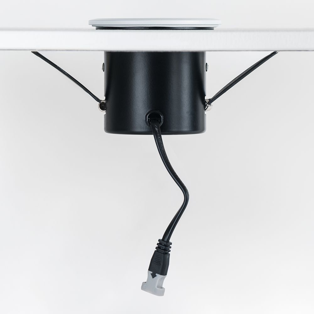 White Tiltable 3K Fire Rated LED 6W IP44 Dimmable Downlight - Elesi