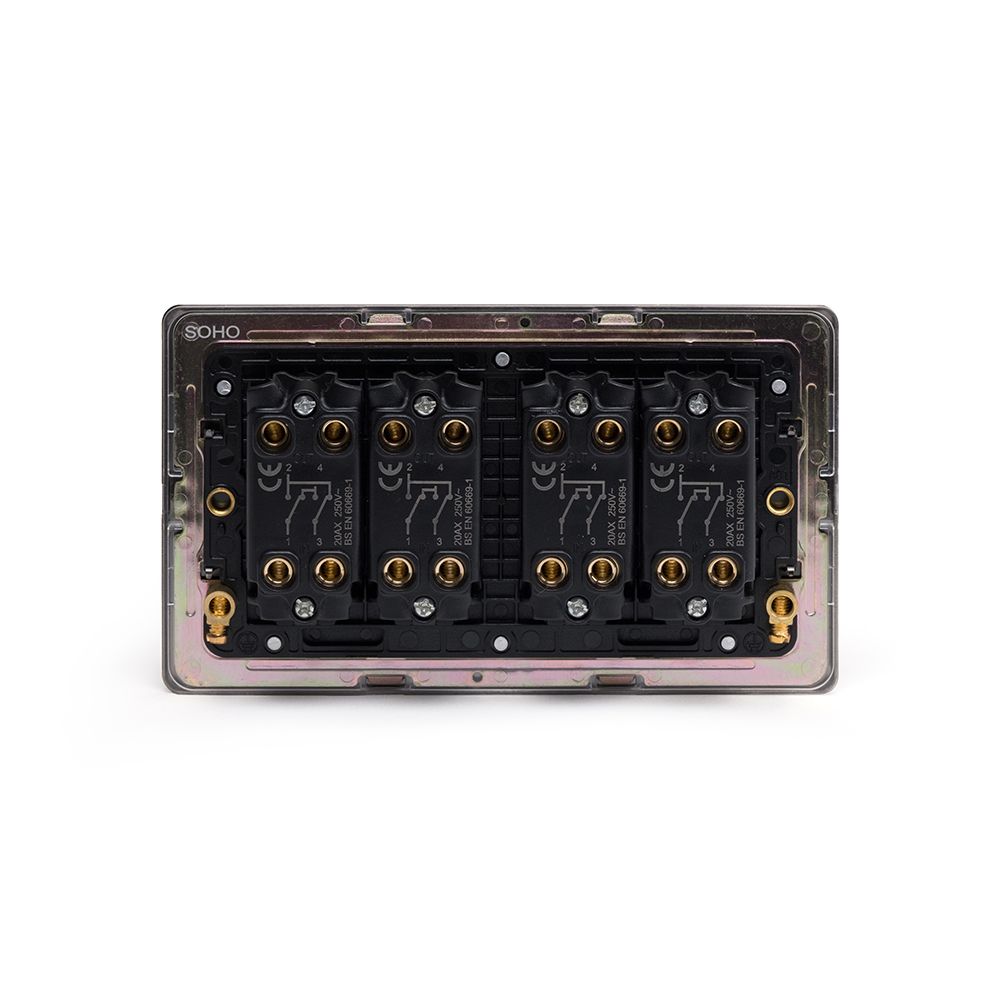 20A 4 Gang Intermediate Toggle Switch - Elesi