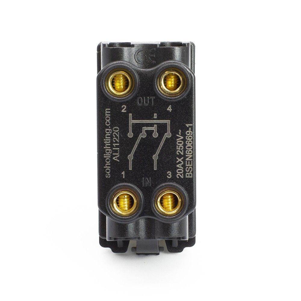 Soho Lighting White Metal 20AX Intermediate CM-Grid Toggle Switch ...