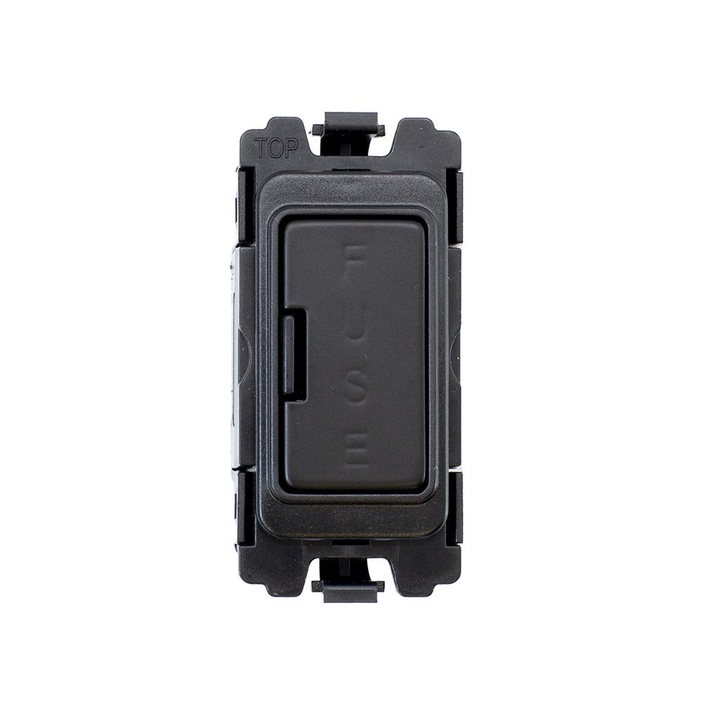 The Camden Collection Matt Black Fused Connection Unit RM-Grid Switch ...