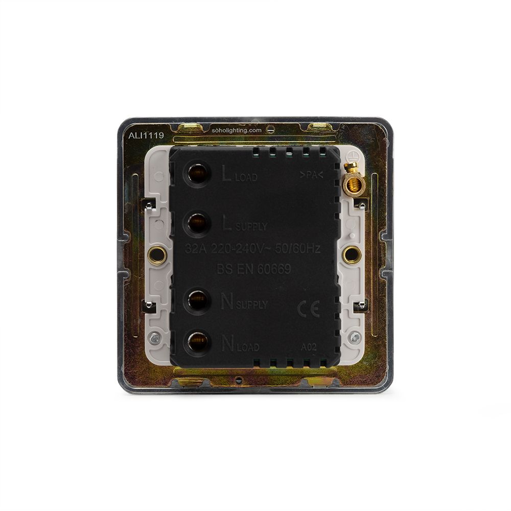 Soho Lighting Flat Plate Polished Chrome 32A Key Card Switch With White ...