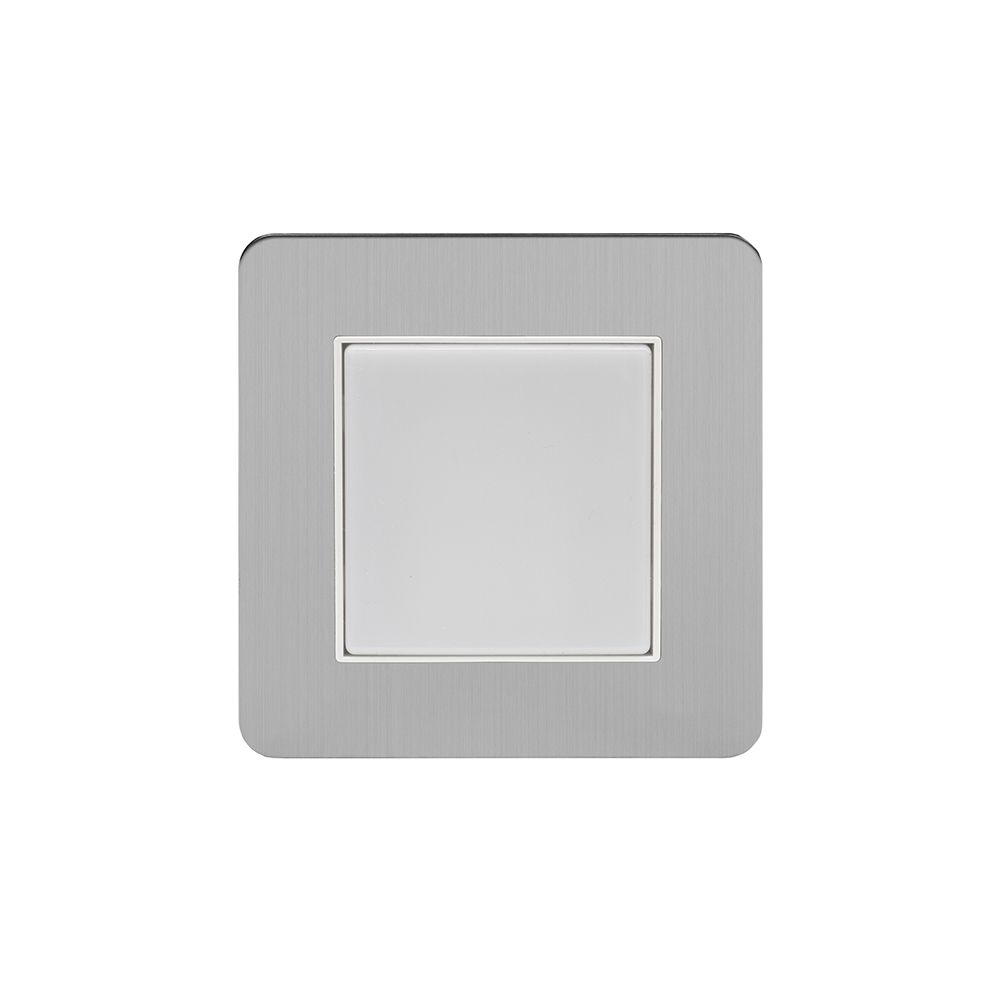 Soho Lighting Brushed Chrome Flat Plate LED Stair Light - Warm White ...