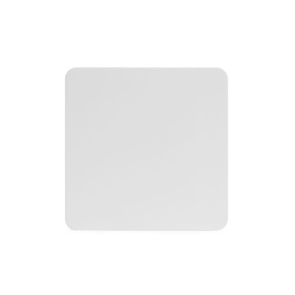 Soho Lighting White Metal Flat Plate Single Blank Plates Wht Ins ...