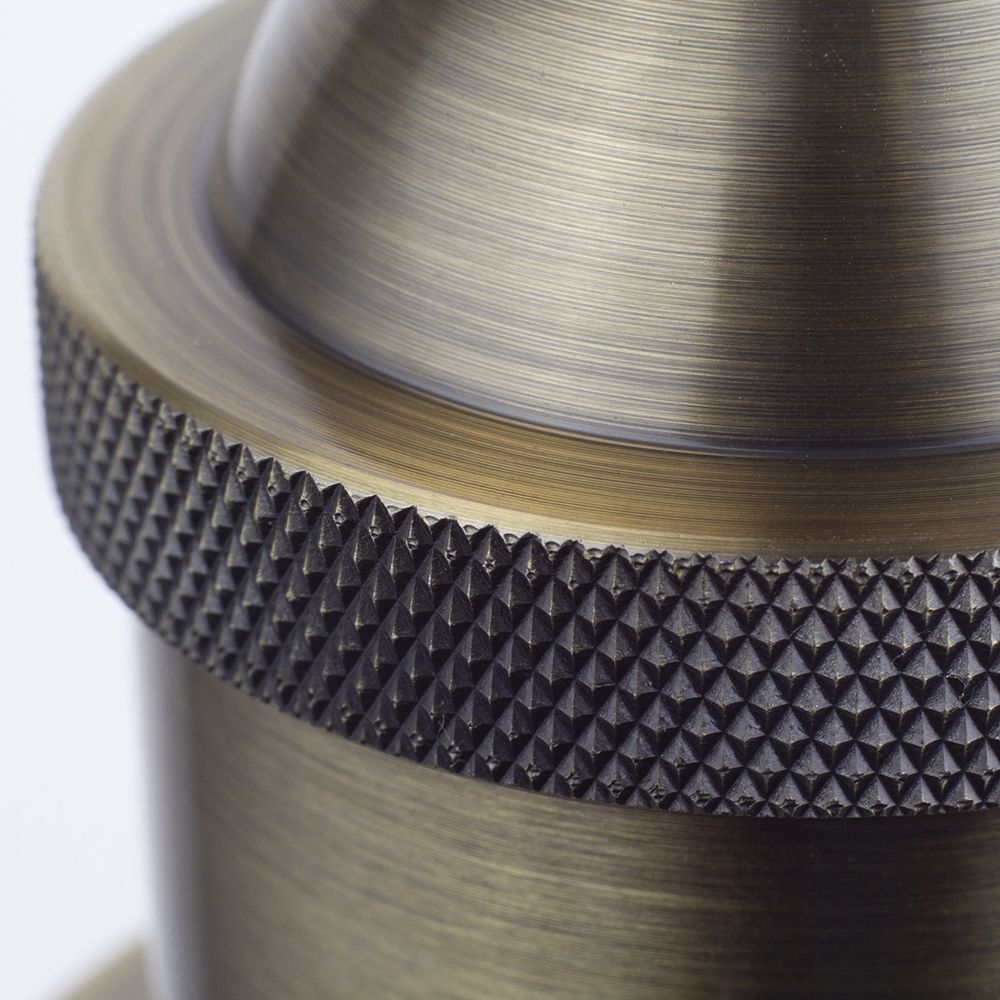 Soho Lighting Antique Brass Decorative Bulb Holder with Brown Twisted ...