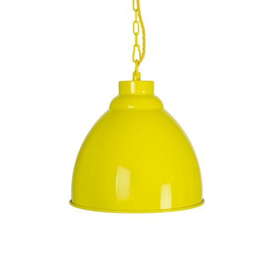 Mustard Pendant Light - Oxford Vintage - Soho Lighting - Elesi