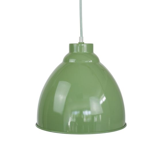 Olive Green Pendant Light - Oxford Vintage - Soho Lighting - Elesi