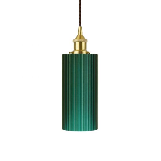 Ionian Ripple Deep Emerald Green Pendant Light - Elesi