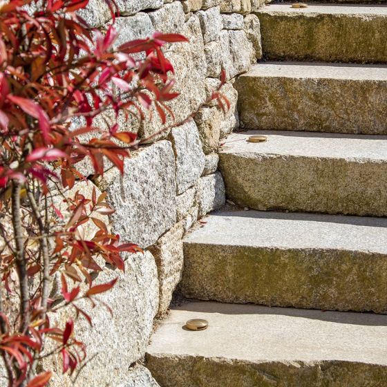 Outdoor Step Light | 4000k Brass Step Light - Elesi