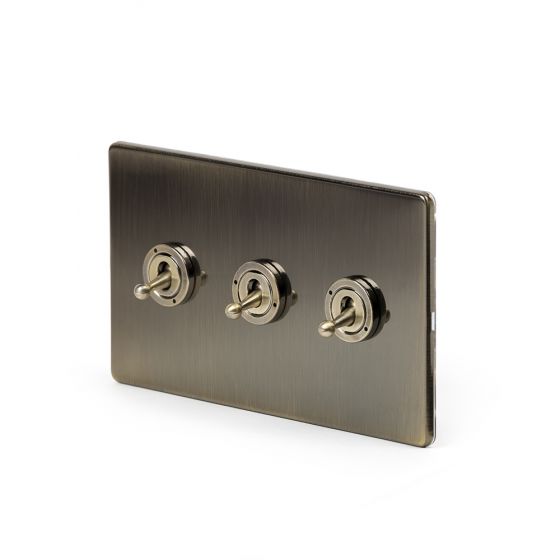20A 3 Gang Intermediate Toggle Switch - Elesi