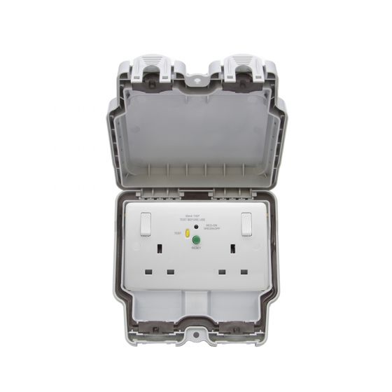 Outdoor RCD Socket | Weatherproof IP Rated RCD Socket - Elesi