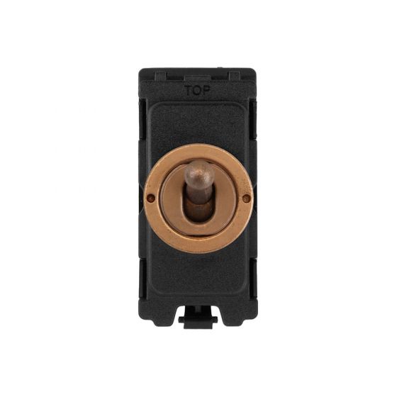 Soho Lighting Antique Copper 20A 1 Way Retractive CM-Grid Toggle Switch ...