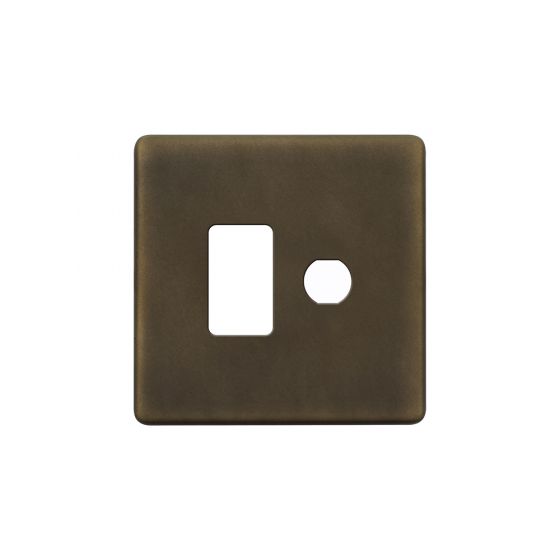 Soho Lighting Vintage Brass 2 Gang 1RM+1CM Dual Module Grid Switch ...