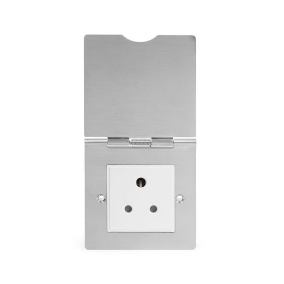 5A 1Gang Euro Module Floor Socket - Elesi